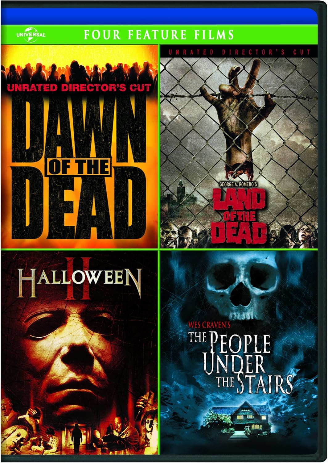 Horror 4-Pack (Dawn of the Dead / Land of the Dead / Halloween II / Th ...